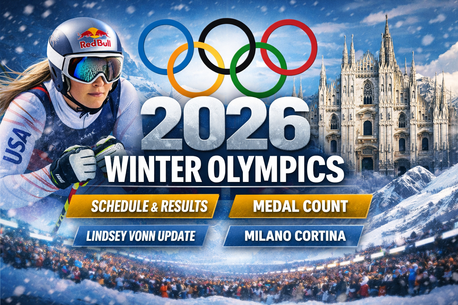 2026 Winter Olympics: Schedule, Medal Count, Lindsey Vonn Updates ...